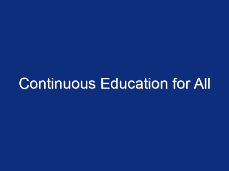 Continuous Education for All – i-WIN Library